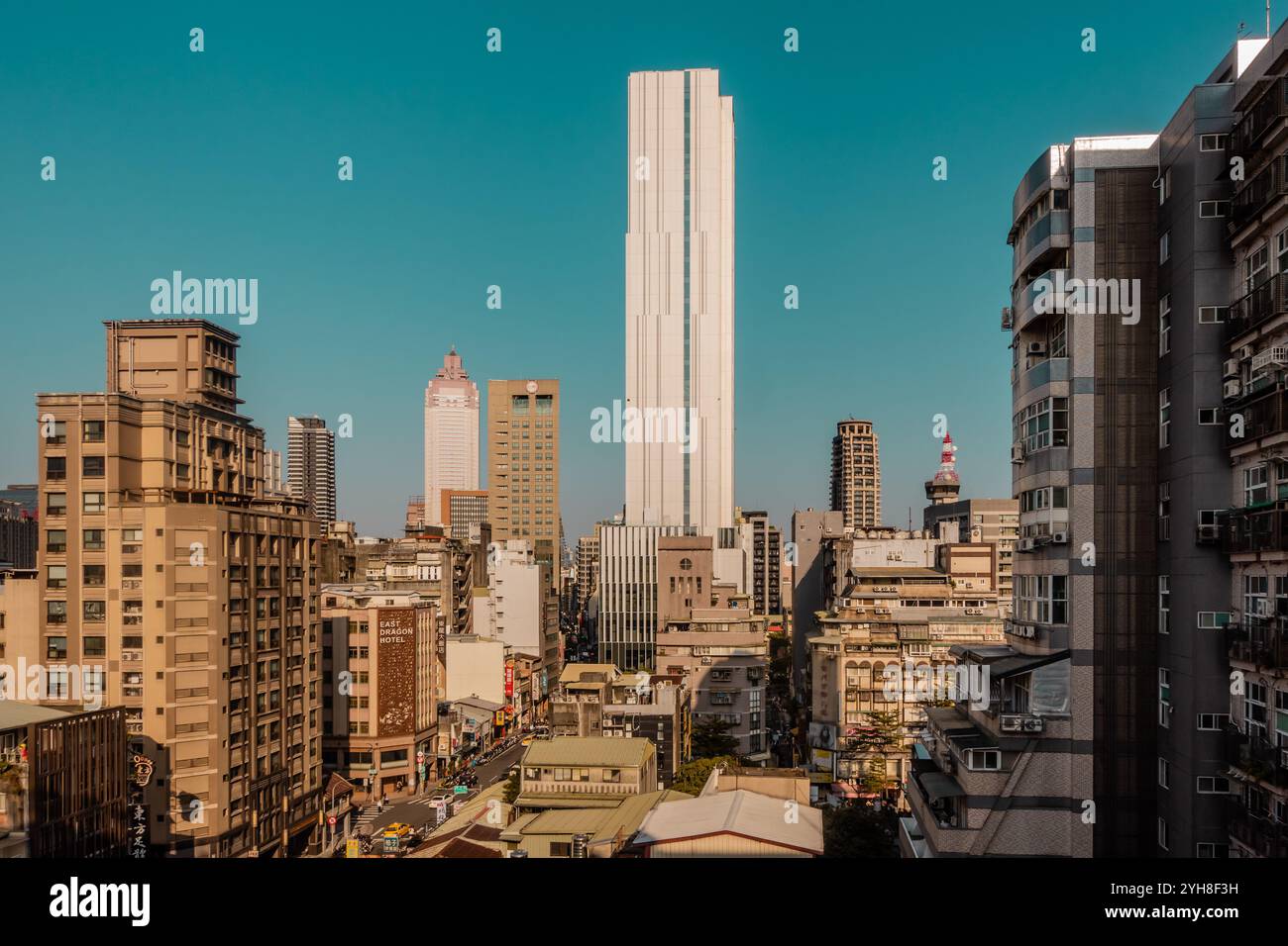 aerial view of the Ximen District in Taipei, Taiwan Stock Photo - Alamy