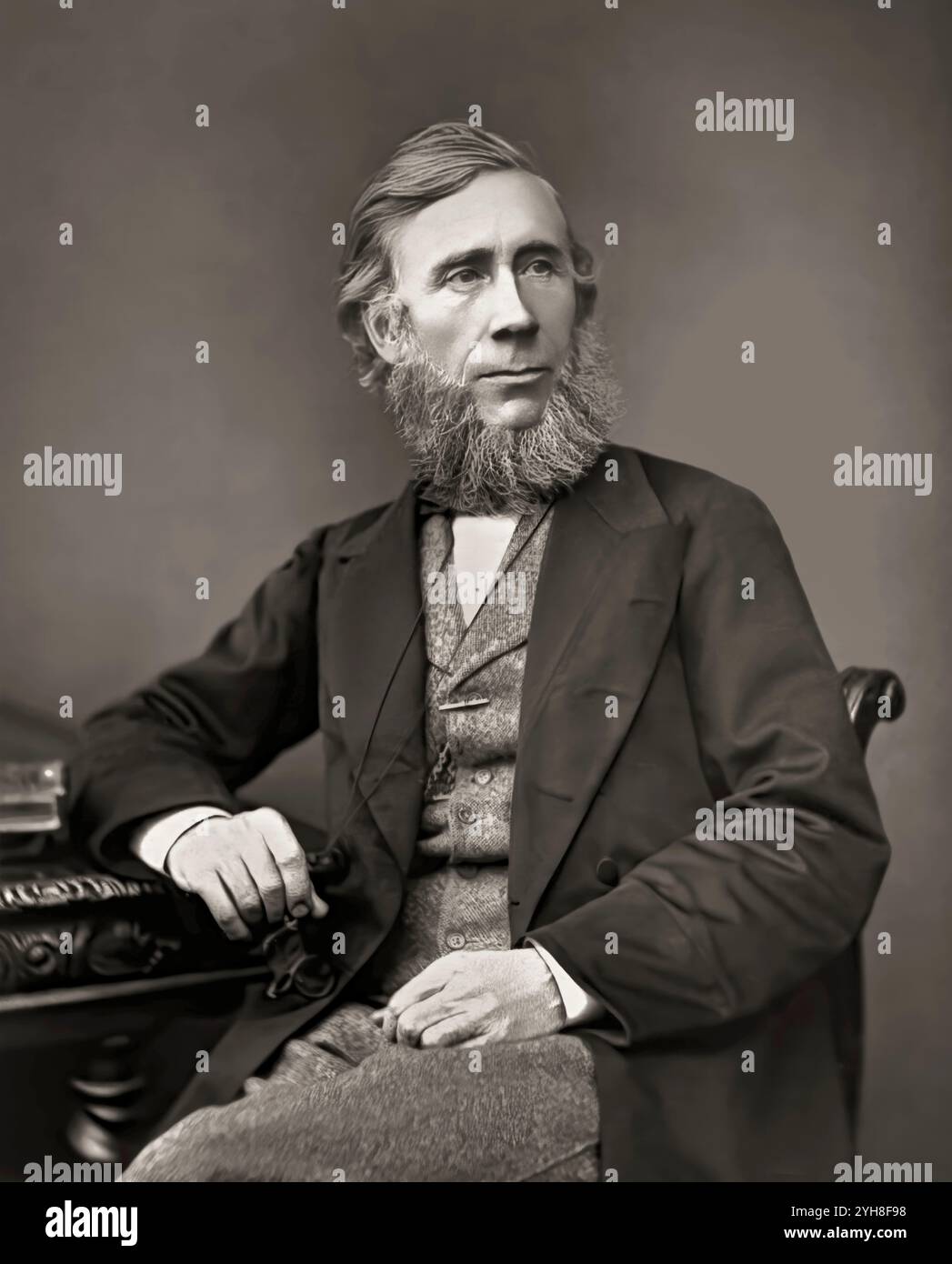 John Tyndall, 1820 –1893, Irish physicist and chemist, discoverer oft ...