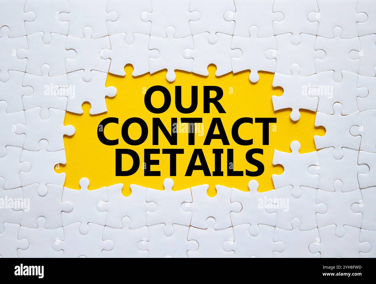 Our Contact Details symbol. Concept words Our Contact Details on white ...