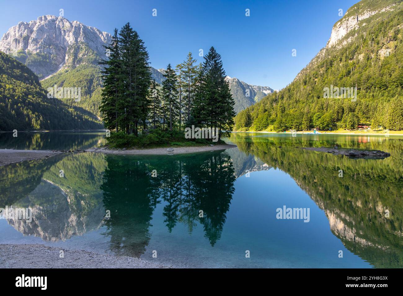 Lago del Predil in Italy near Slovenia Stock Photo - Alamy