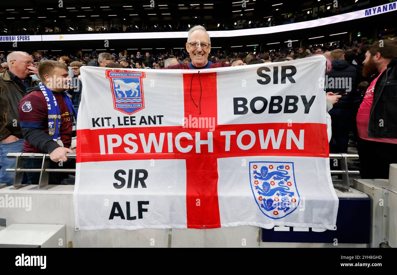 Ipswich Town fans celebrate after victory after the final whistle in ...