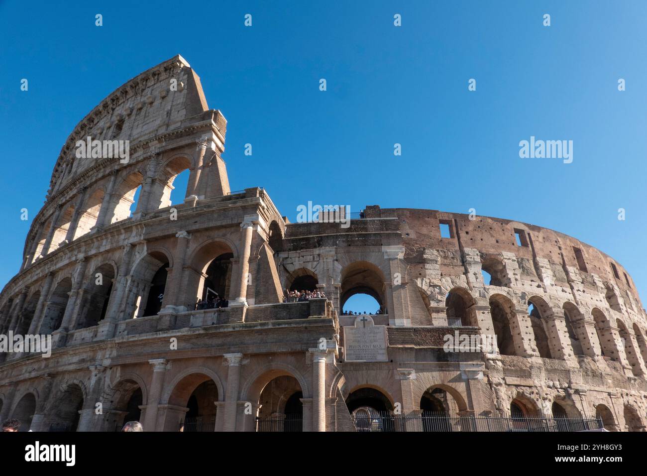 Rome, Italy - November 1, 2024: Architectural detail of the exterior of ...