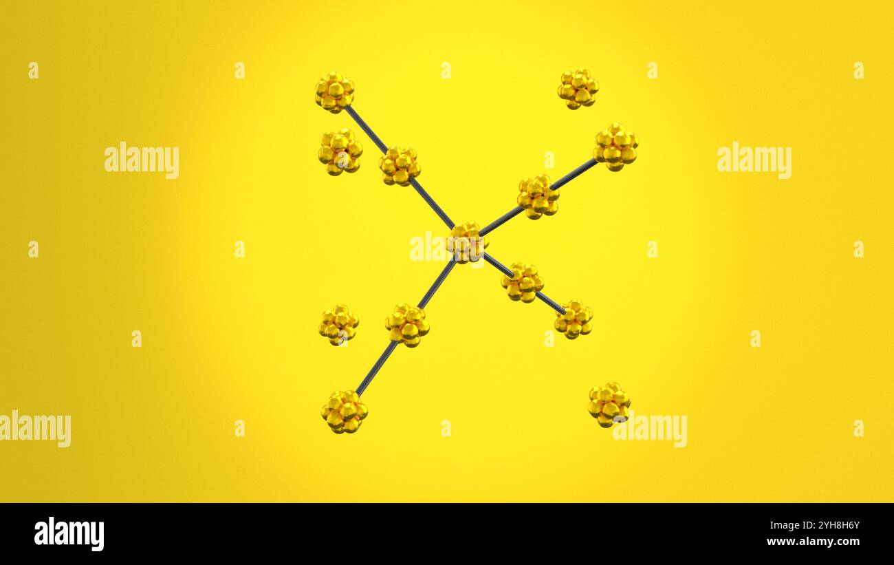 Gold atomic structure hi-res stock photography and images - Alamy