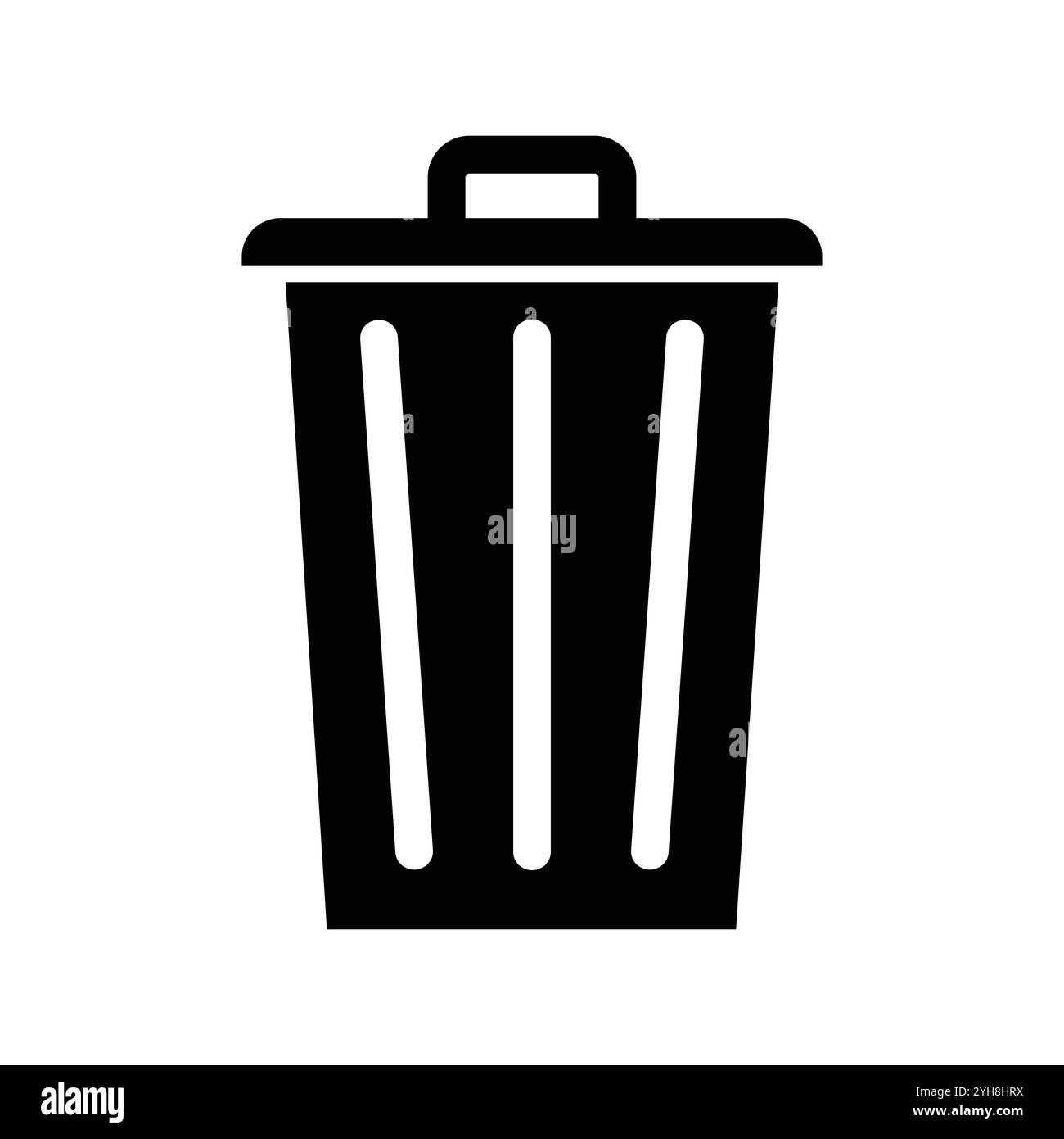 Trash icon vector illustration isolated on white background Stock ...