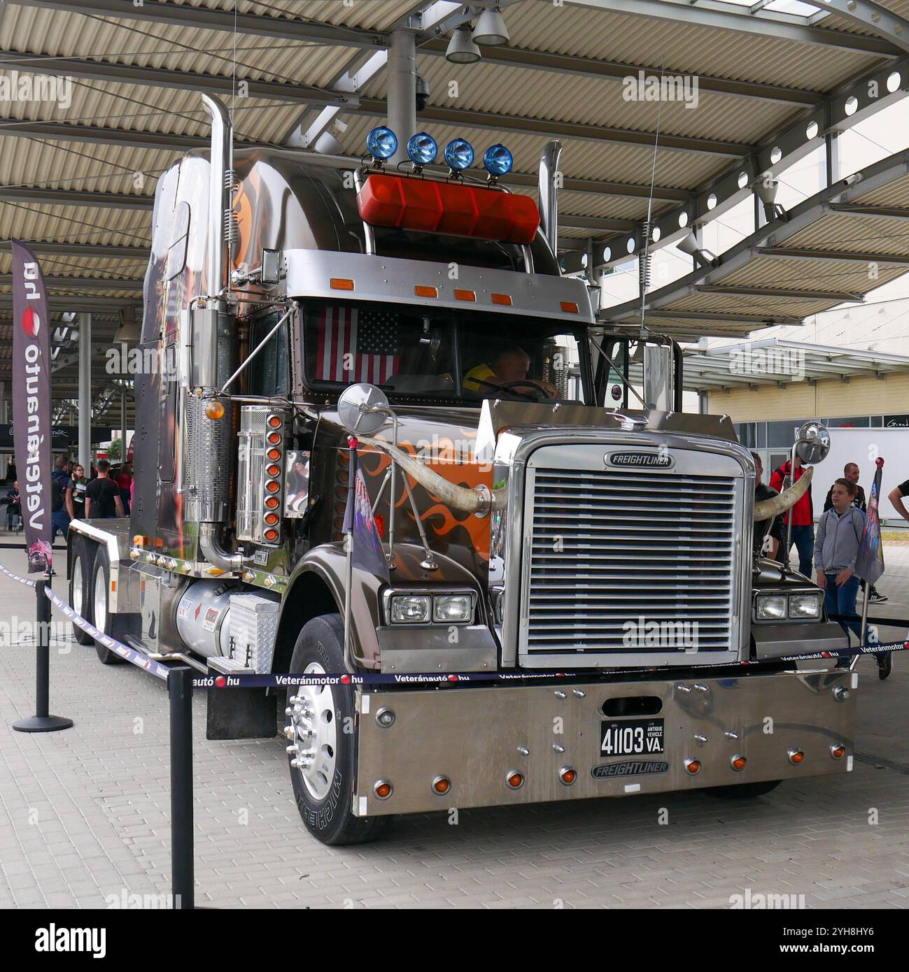 Lorry truck on show classic hi-res stock photography and images - Alamy