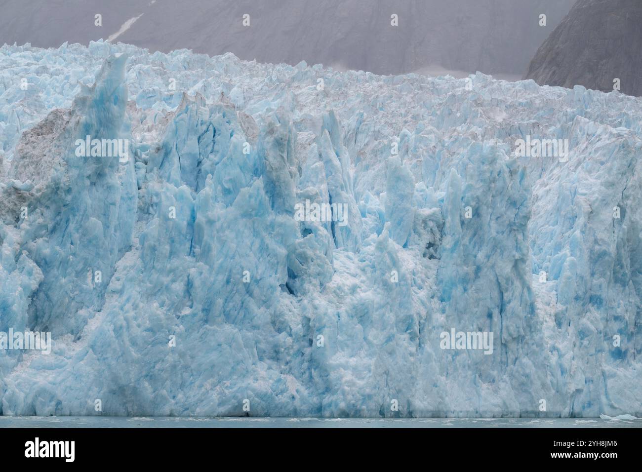 Alaska, LeConte Bay, LeConte Glacier. Glacier face Stock Photo - Alamy