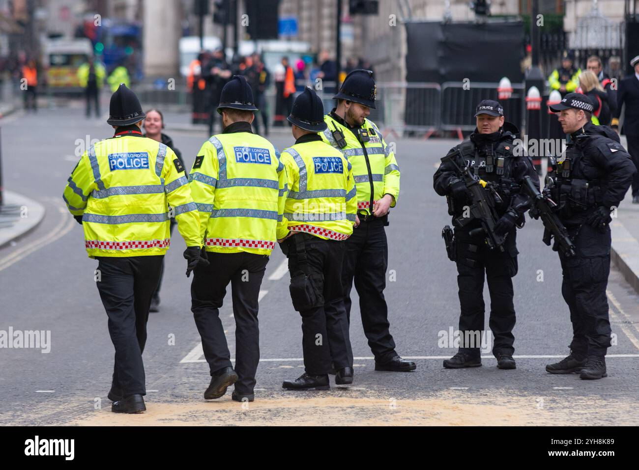 City of London Police officers at the Lord Mayor's Show parade event in ...