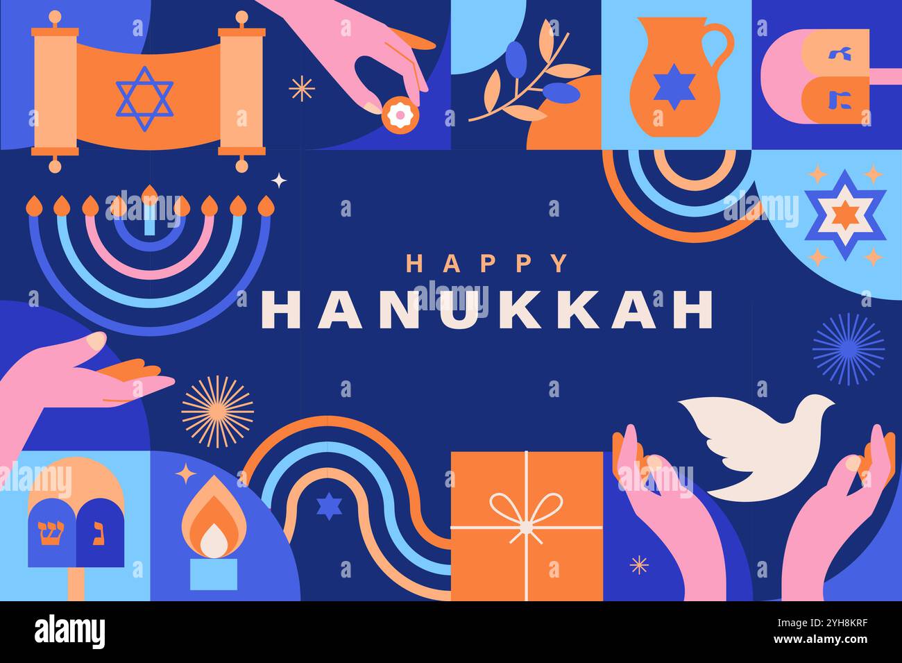 Hannukah dreidel icon hanukkah Stock Vector Images - Alamy