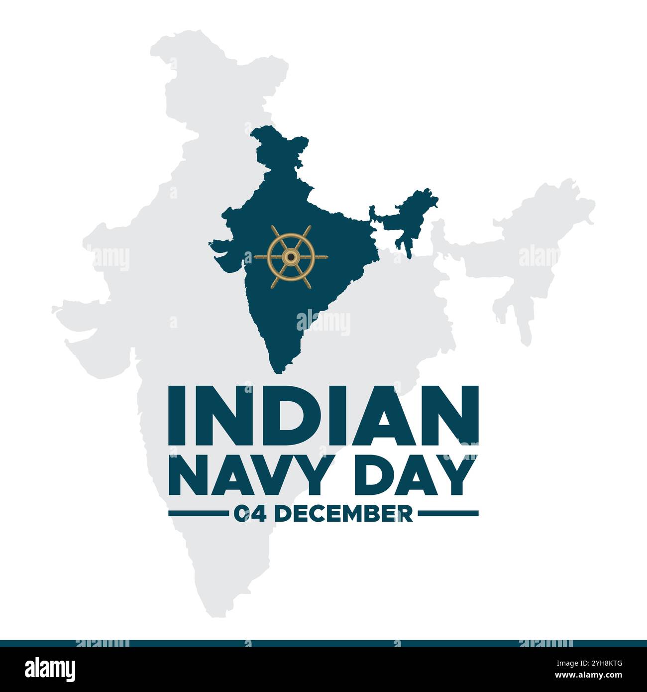 Indian Navy day celebration. India Map with Indian army defence Navy ...