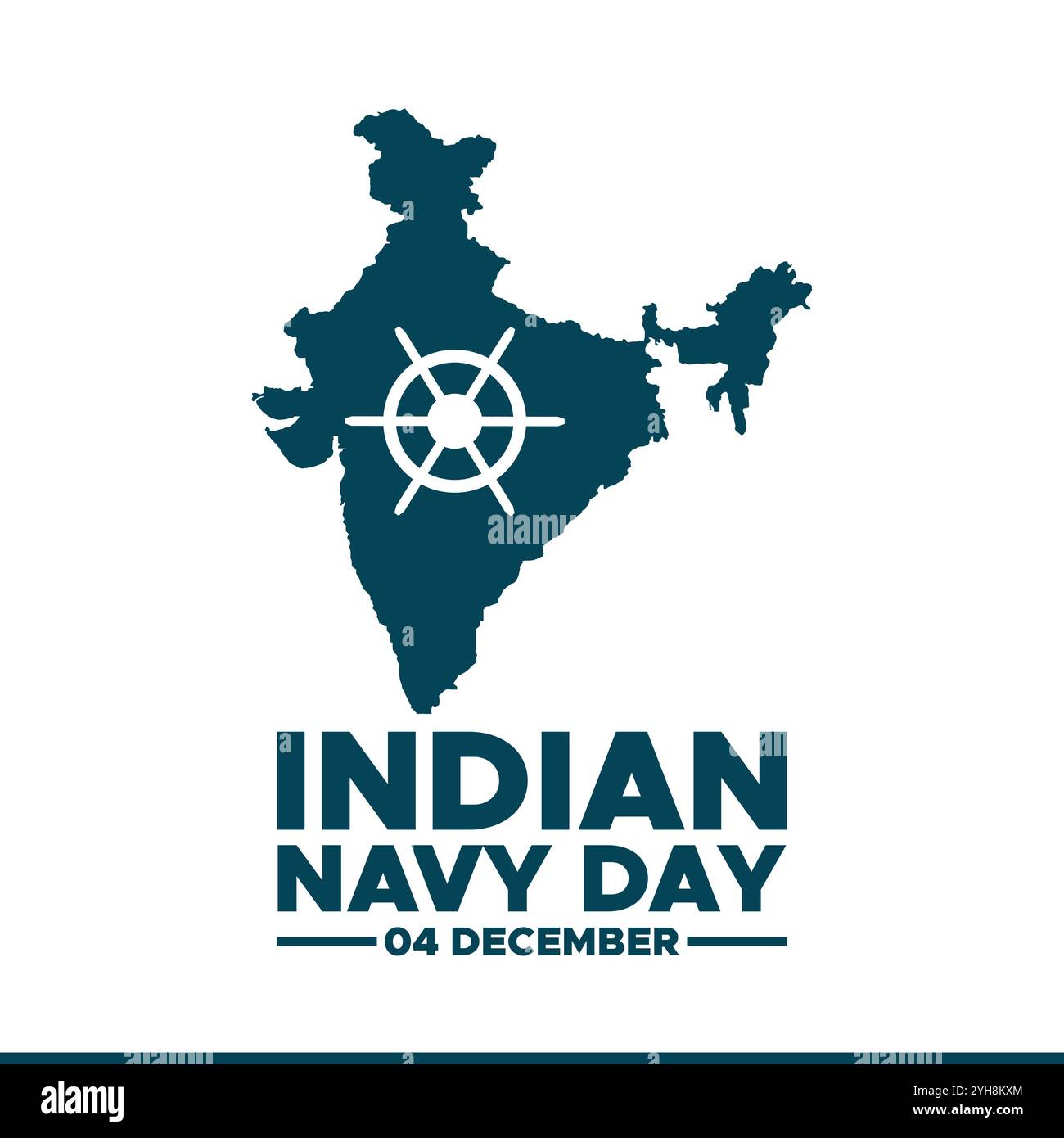 Indian Navy day celebration. India Map with Indian army defence Navy ...