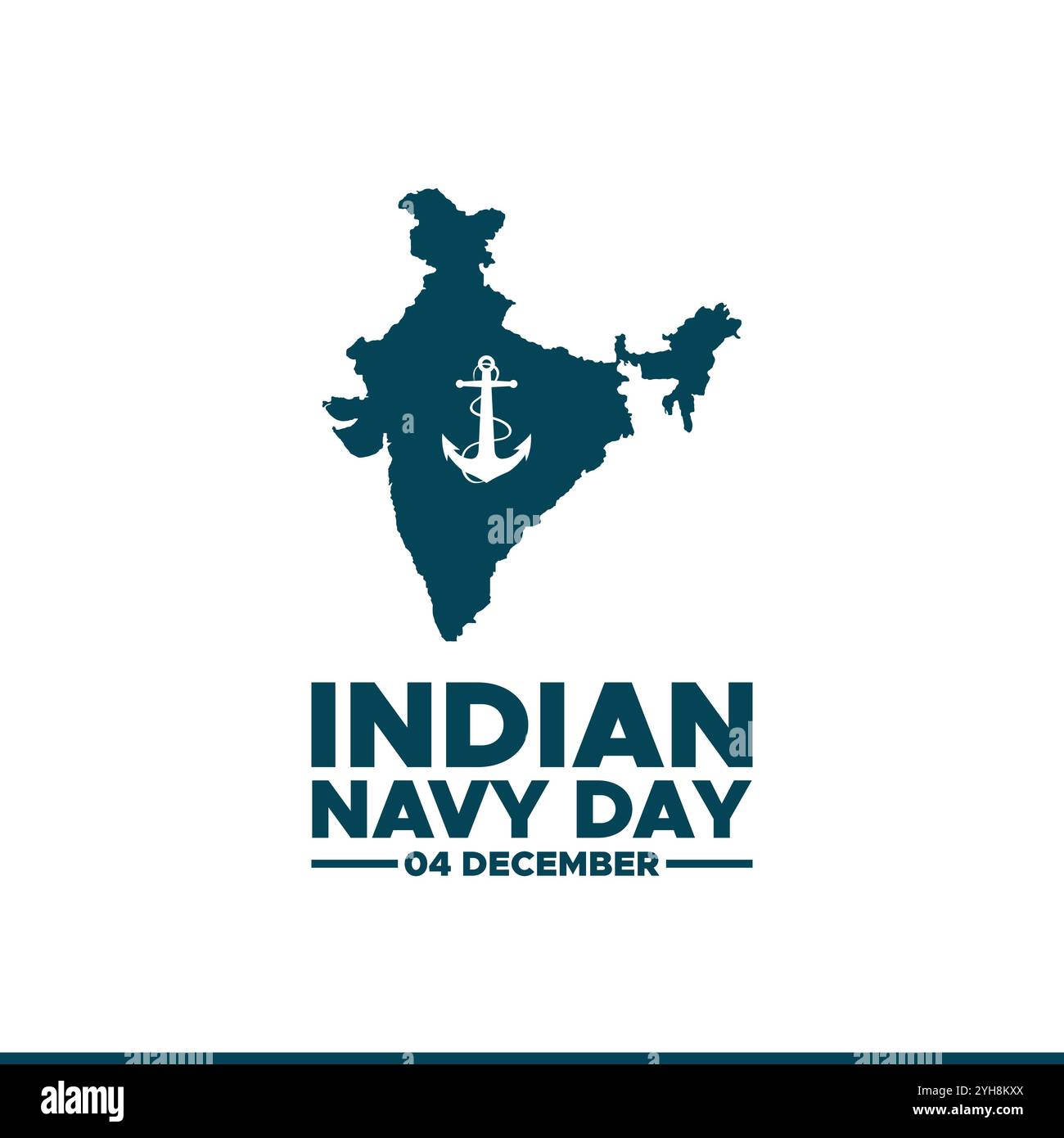 Indian Navy day celebration. India Map with Indian army defence Navy ...