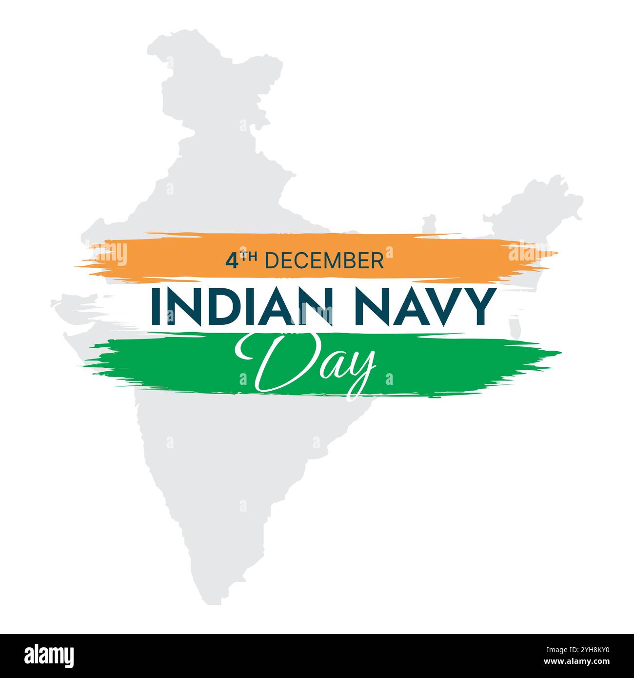 Indian Navy day celebration. India Map with Indian army defence Navy ...
