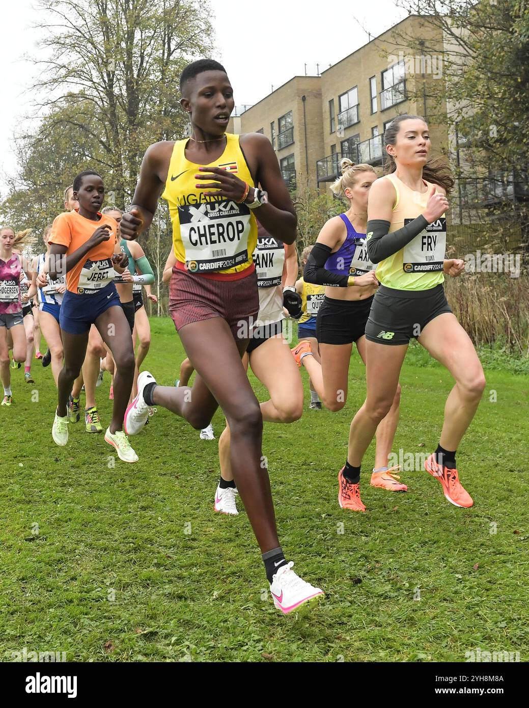 Charity Cherop of Uganda competing in the senior women’s race at the ...