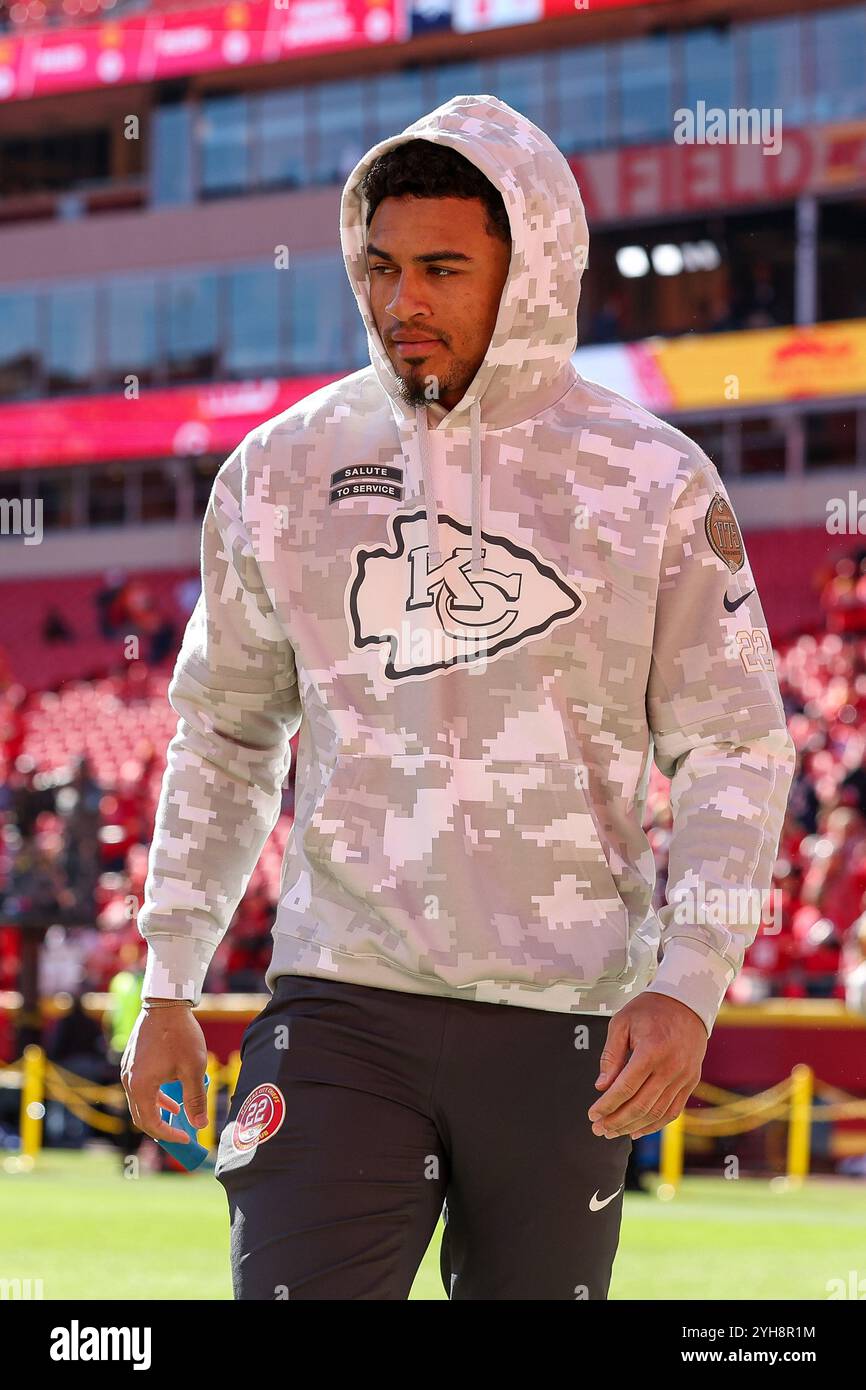 November 10, 2024: Kansas City Chiefs cornerback Trent McDuffie (22 ...