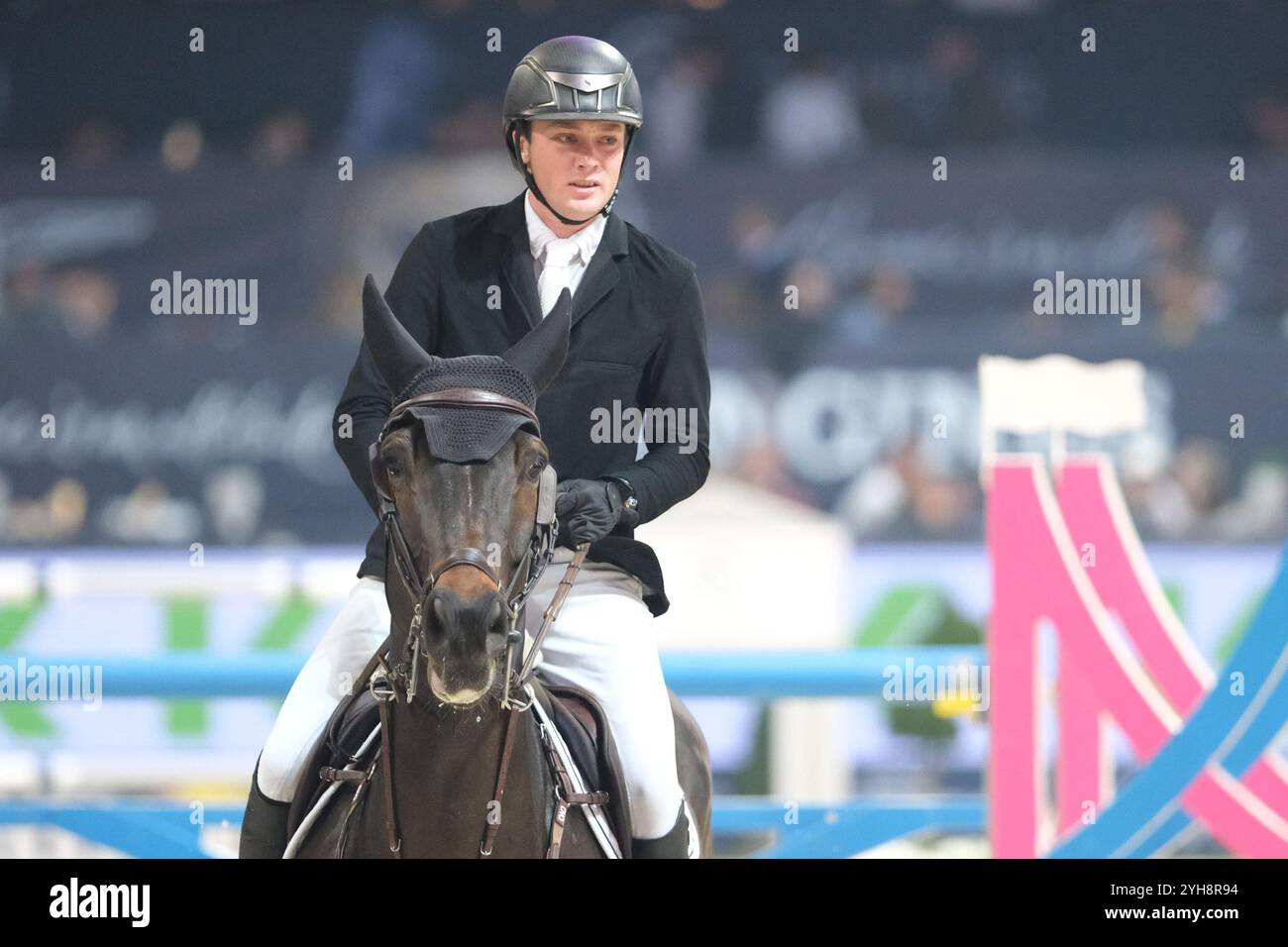 Michael Duffy riding Calypso de Beaufour in action during CSI5*- W ...
