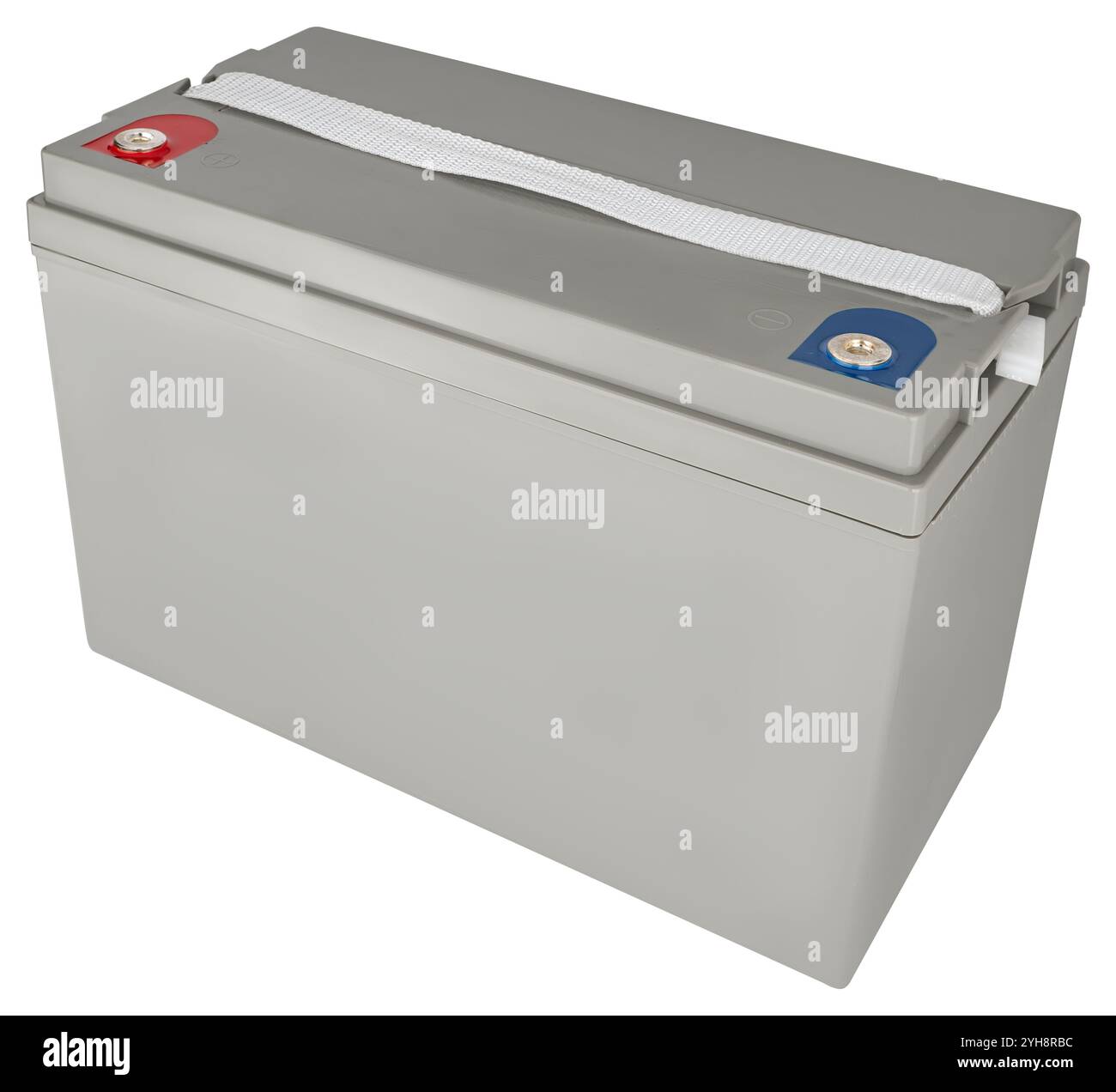 Gel battery, industrial, large capacity, insulated on white background ...