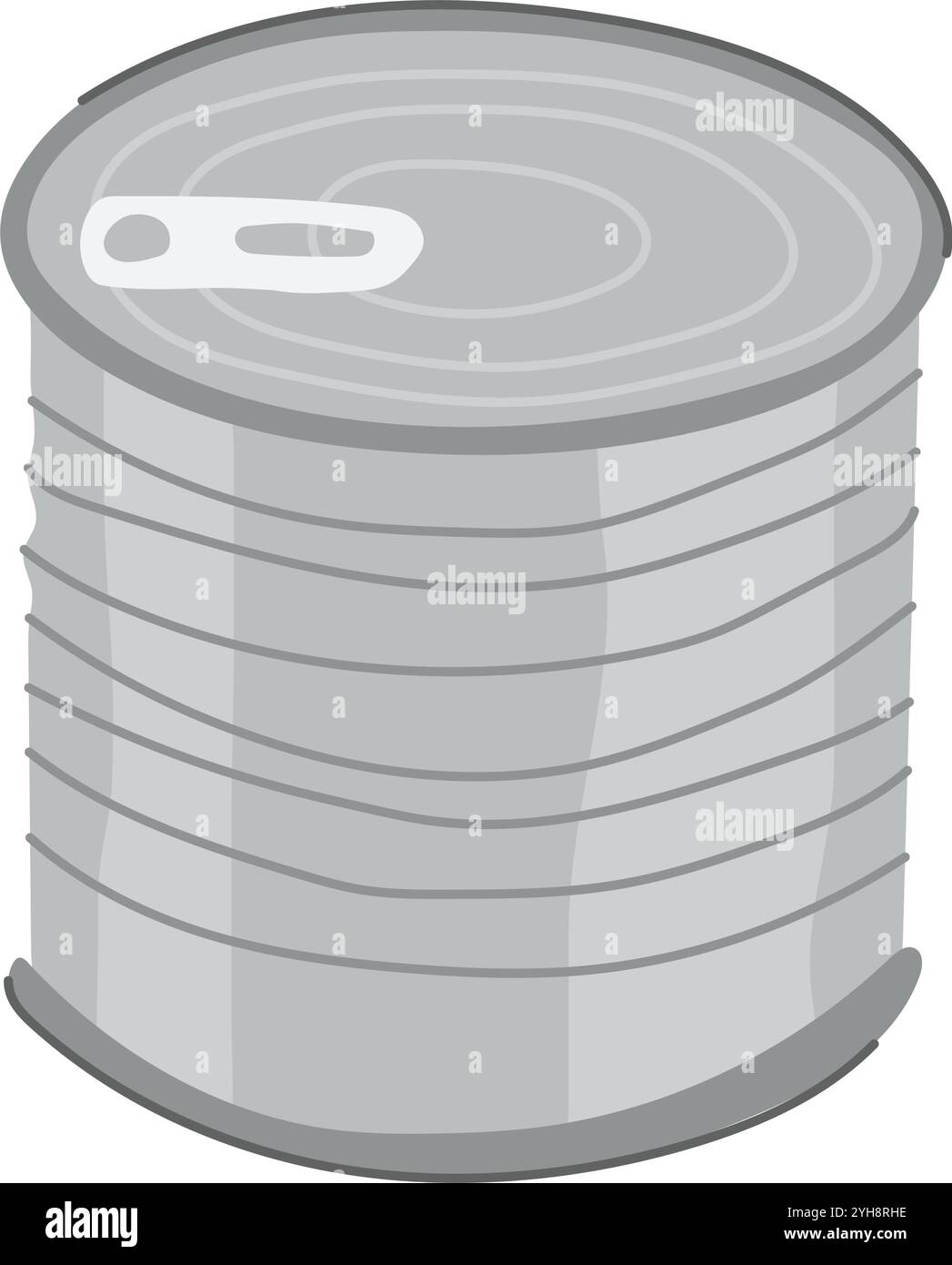 Cartoon open tin can Cut Out Stock Images & Pictures - Alamy