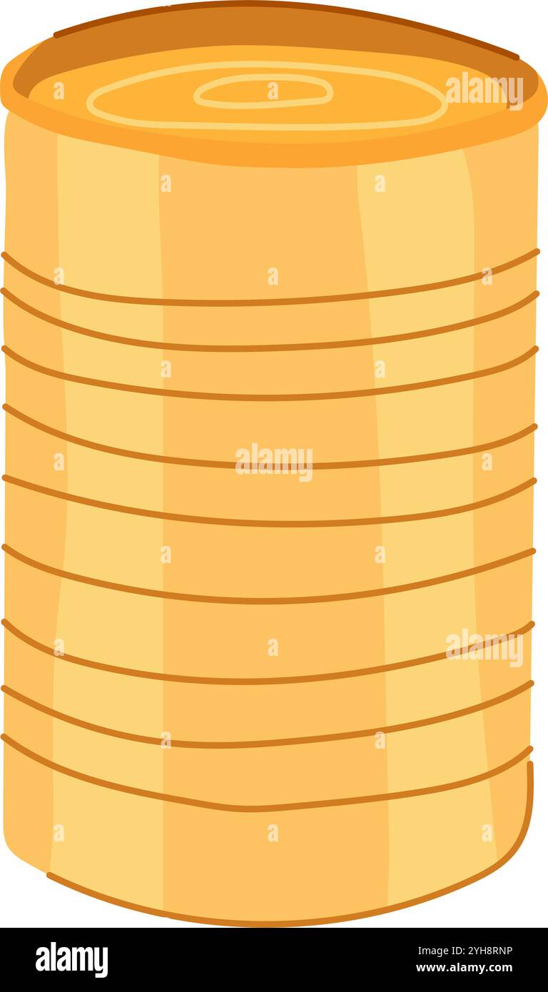 lid tin can cartoon vector illustration Stock Vector Image & Art - Alamy