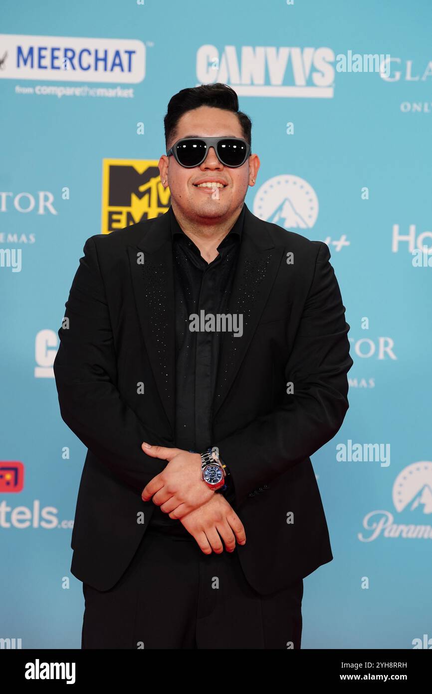 Estevan Plazola attending the MTV Europe Music Awards 2024 at the Co-Op ...