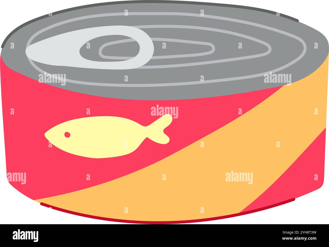 label tin can cartoon vector illustration Stock Vector Image & Art - Alamy