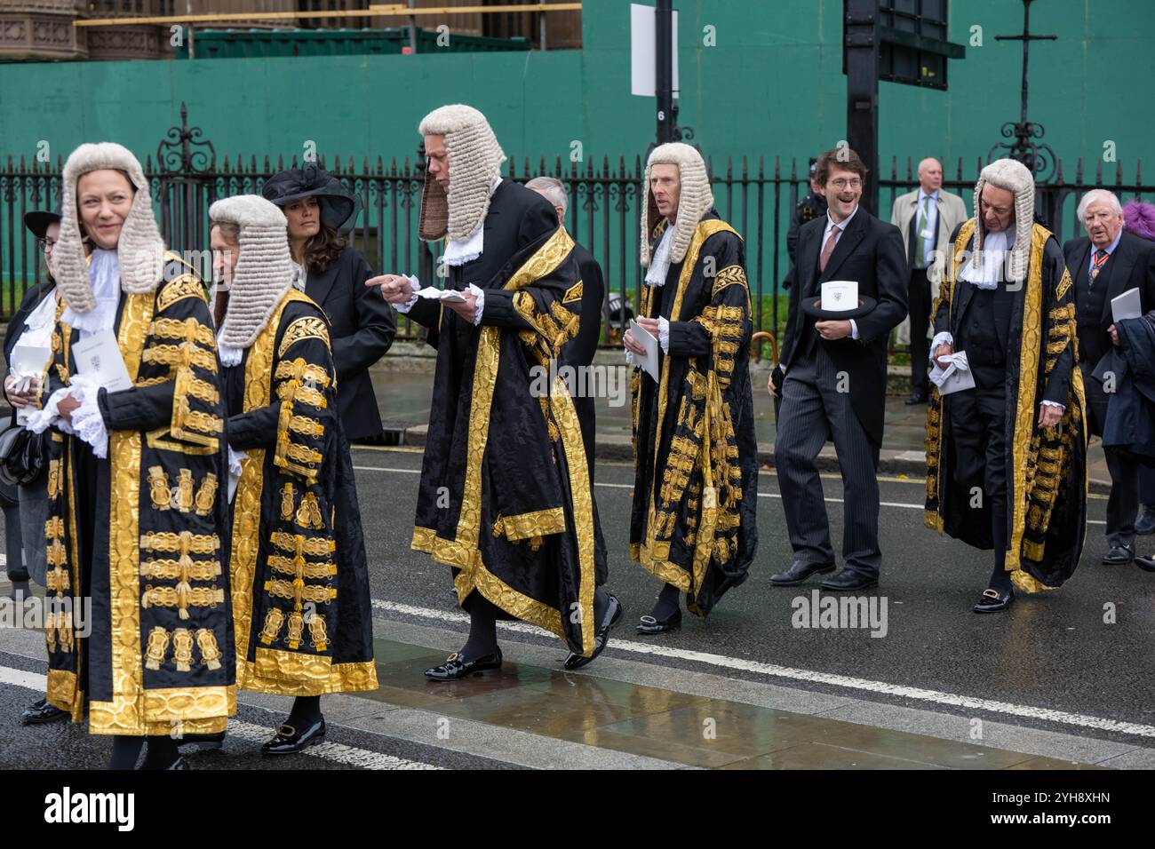 Lord and Lady Justices of Appeal in full judicial robes seen arriving ...