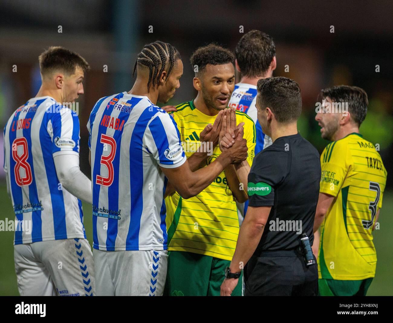 10th November 2024; Rugby Park, Kilmarnock, Scotland: Scottish ...