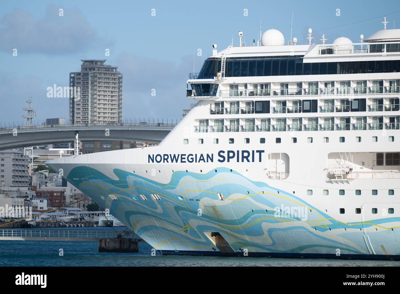 Naha, Japan. 12th Sep, 2024. The Norwegian Spirit cruise ship of ...
