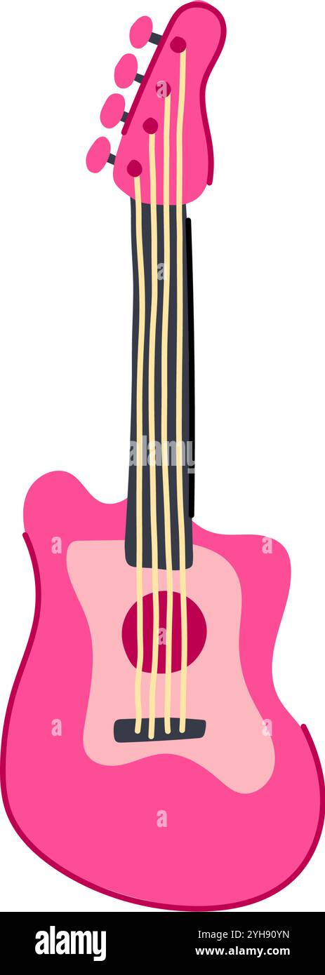 small ukulele cartoon vector illustration Stock Vector Image & Art - Alamy