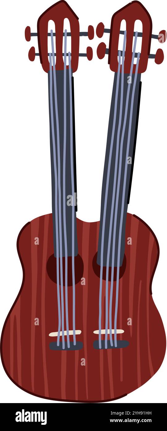 sound ukulele cartoon vector illustration Stock Vector Image & Art - Alamy