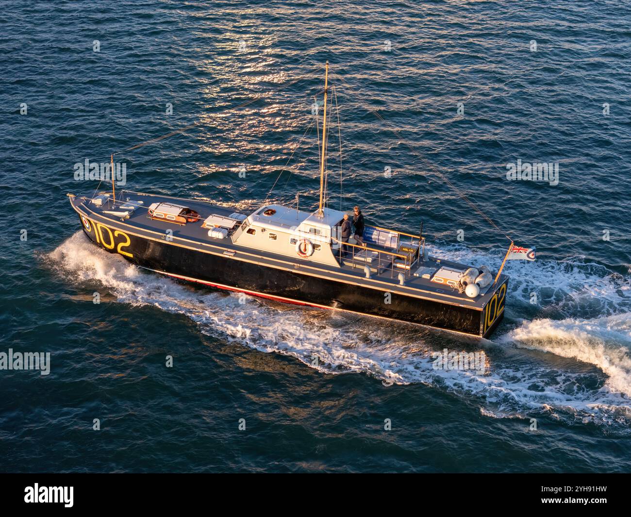 HSL 102, the only survivor of the 100 class of fast offshore rescue ...