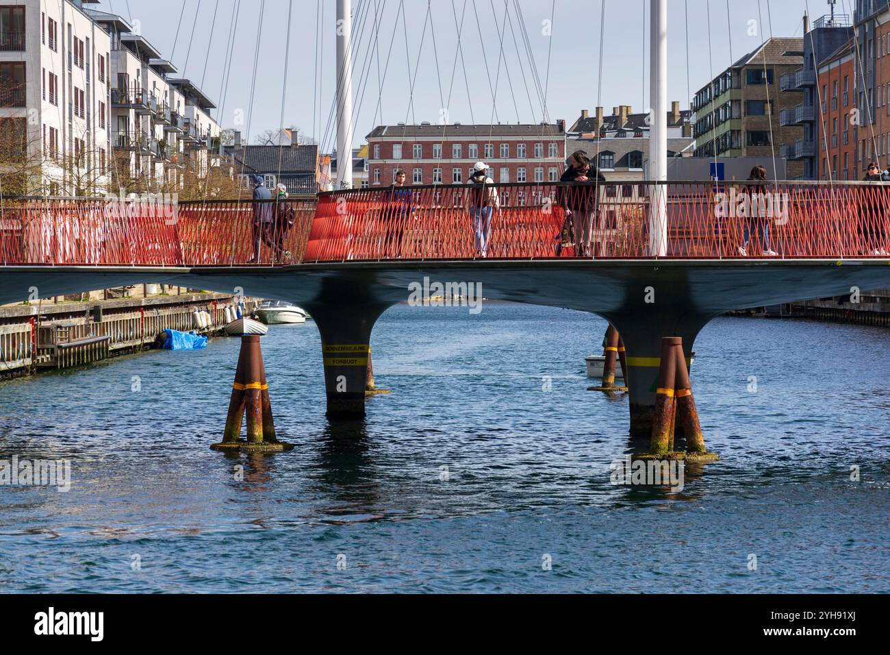 COPENHAGEN, DENMARK - MAY 1 2023: The Circle Bridge, Cirkelbroen ...