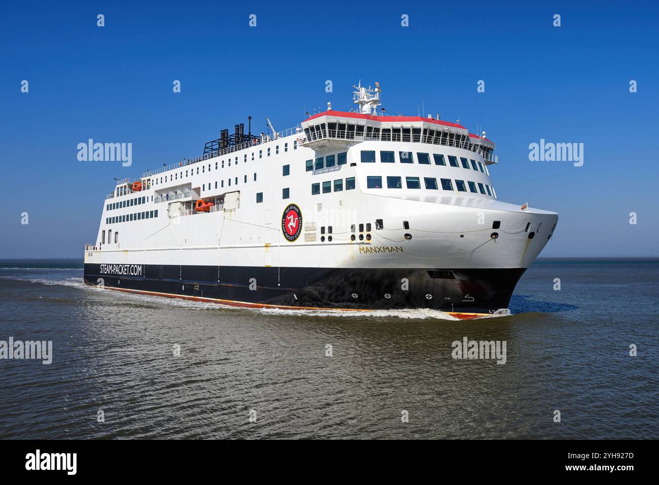 The Isle of Man Steam Packet Company ferry Manxman Stock Photo - Alamy