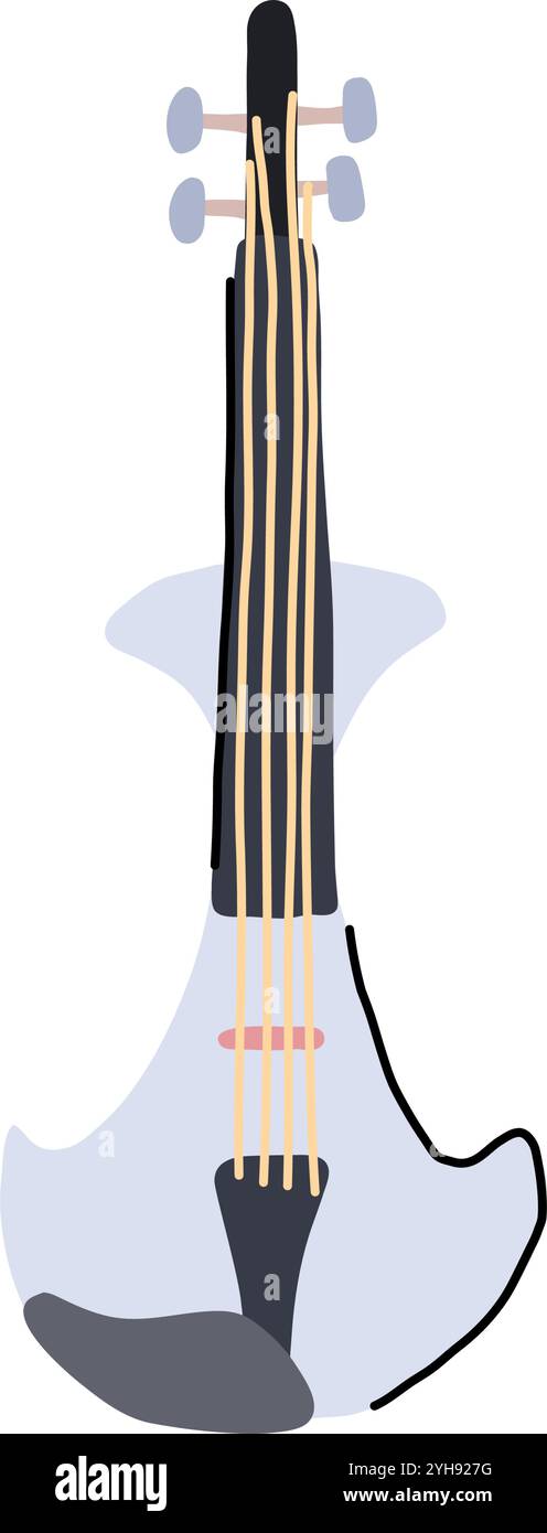 music violin cartoon vector illustration Stock Vector Image & Art - Alamy