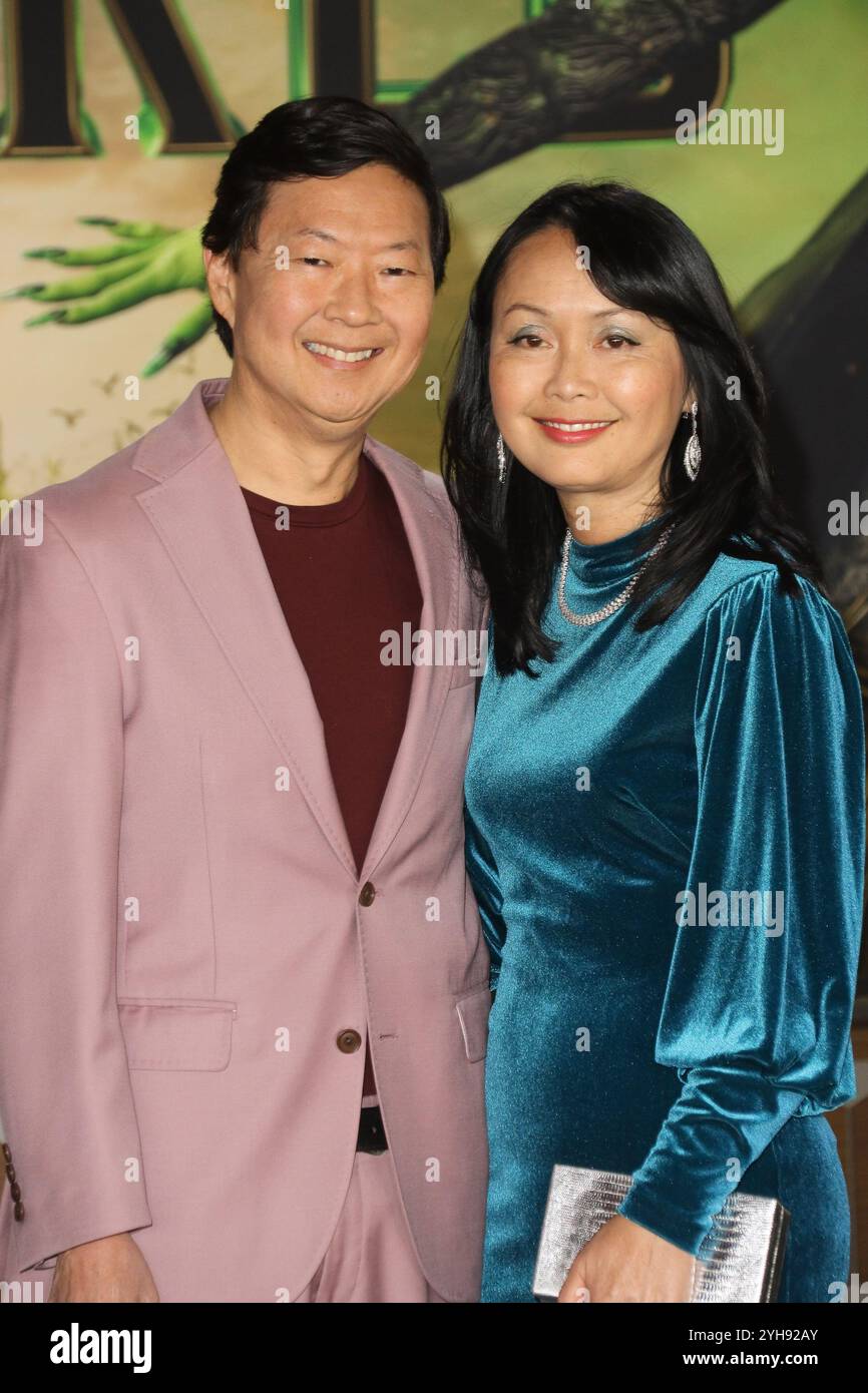 Los Angeles, USA. 10th Nov, 2024. Ken Jeong, Tran Ho at "Wicked" Los ...