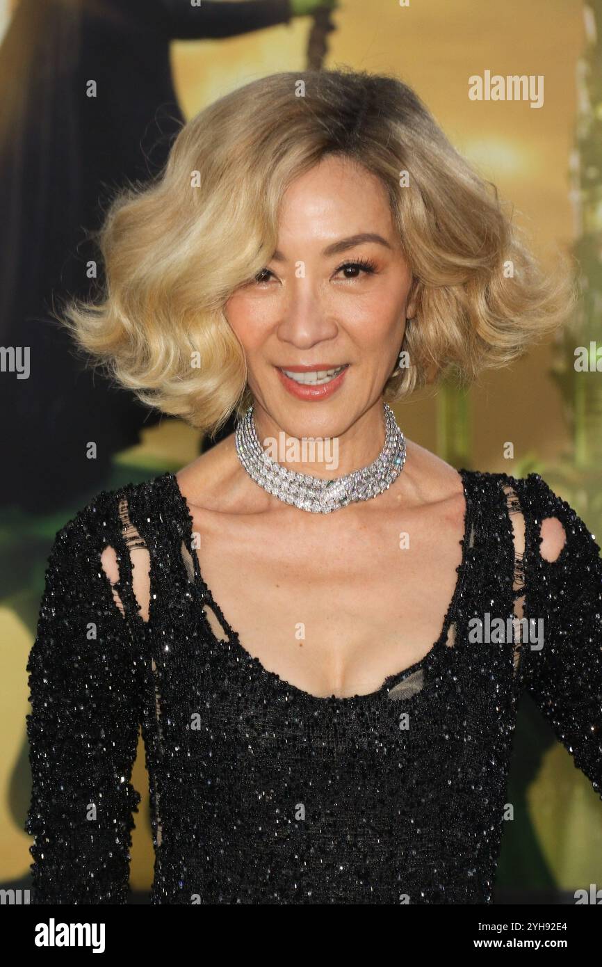 Los Angeles, USA. 10th Nov, 2024. Michelle Yeoh at "Wicked" Los Angeles ...