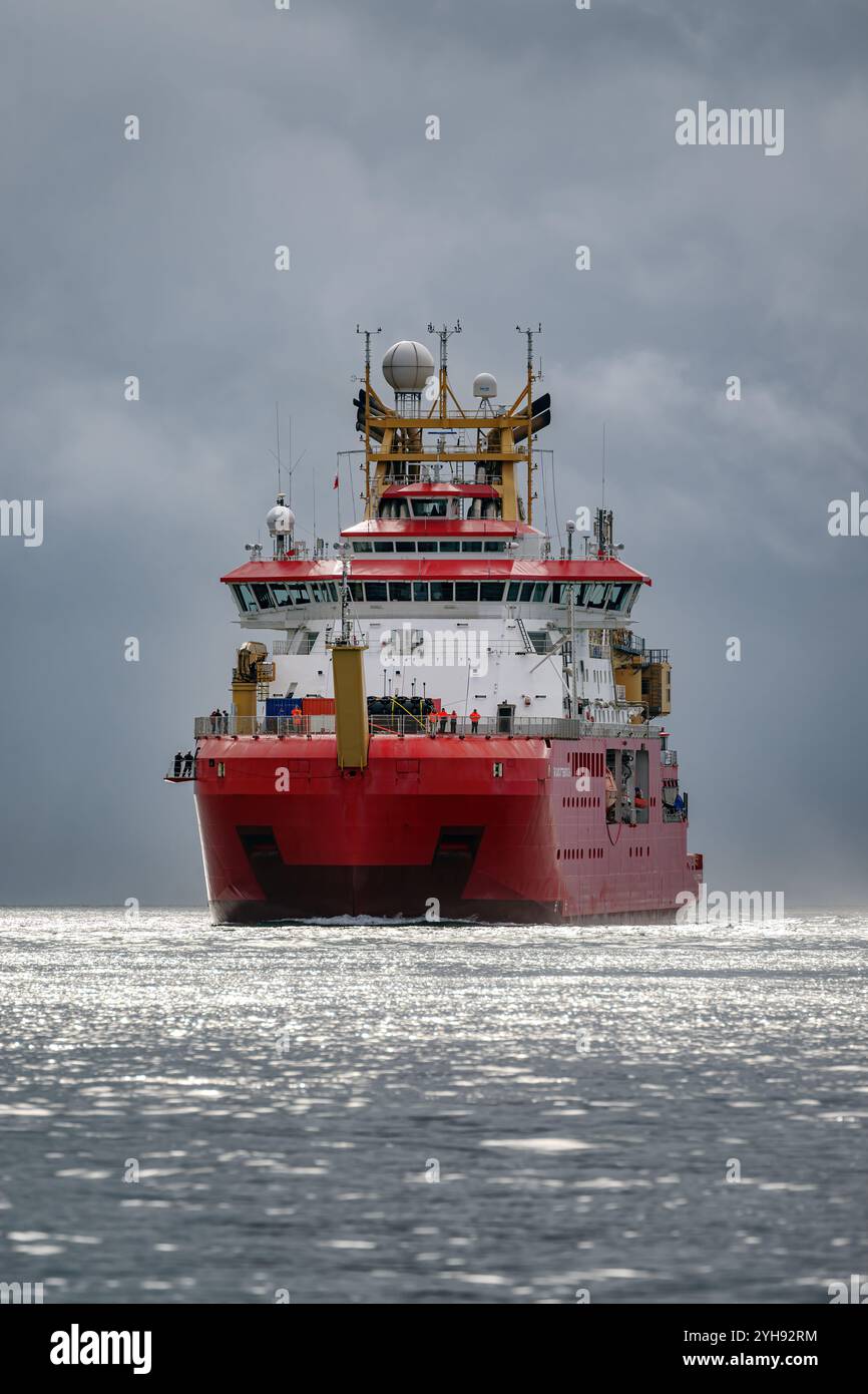 The Royal Research Ship (RRS) Sir David Attenborough operated by the ...
