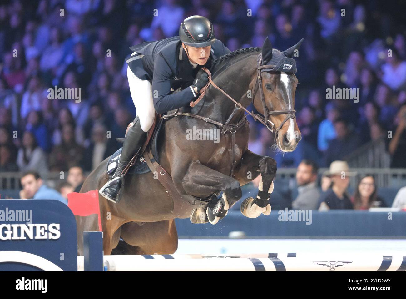 Verona, Italy. 10th Nov, 2024. Max Kuhner riding EIC Julius Caesar in ...