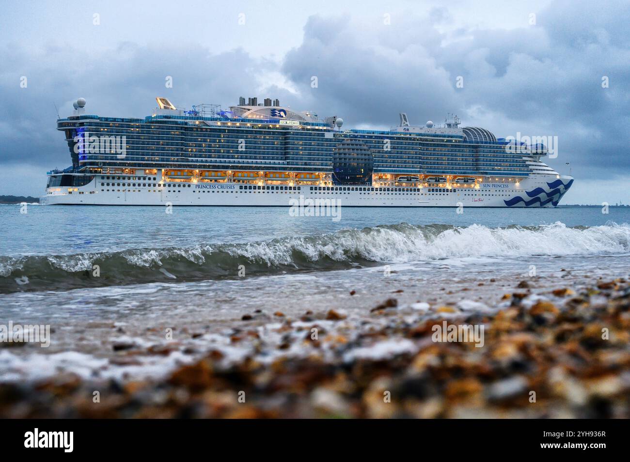 Sun Princess, a Sphere class cruise ship operated by Princess Cruises ...