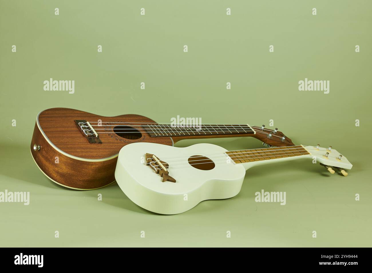 Ukulele. Hawaiian instrument that resembles a guitar but smaller in ...