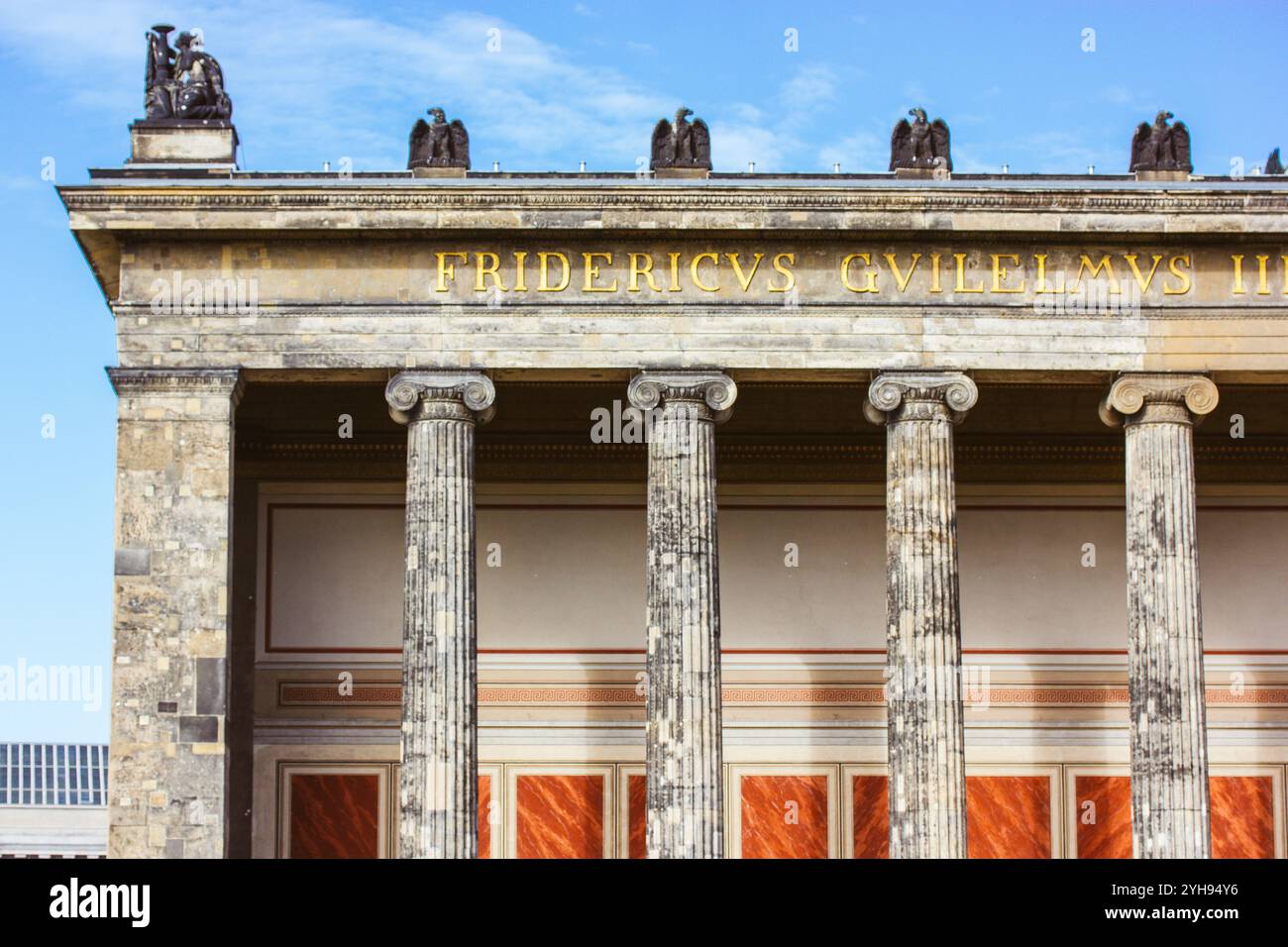 Berlin, Germany, October 2, 2022 Altes Museum Eingang front view ...