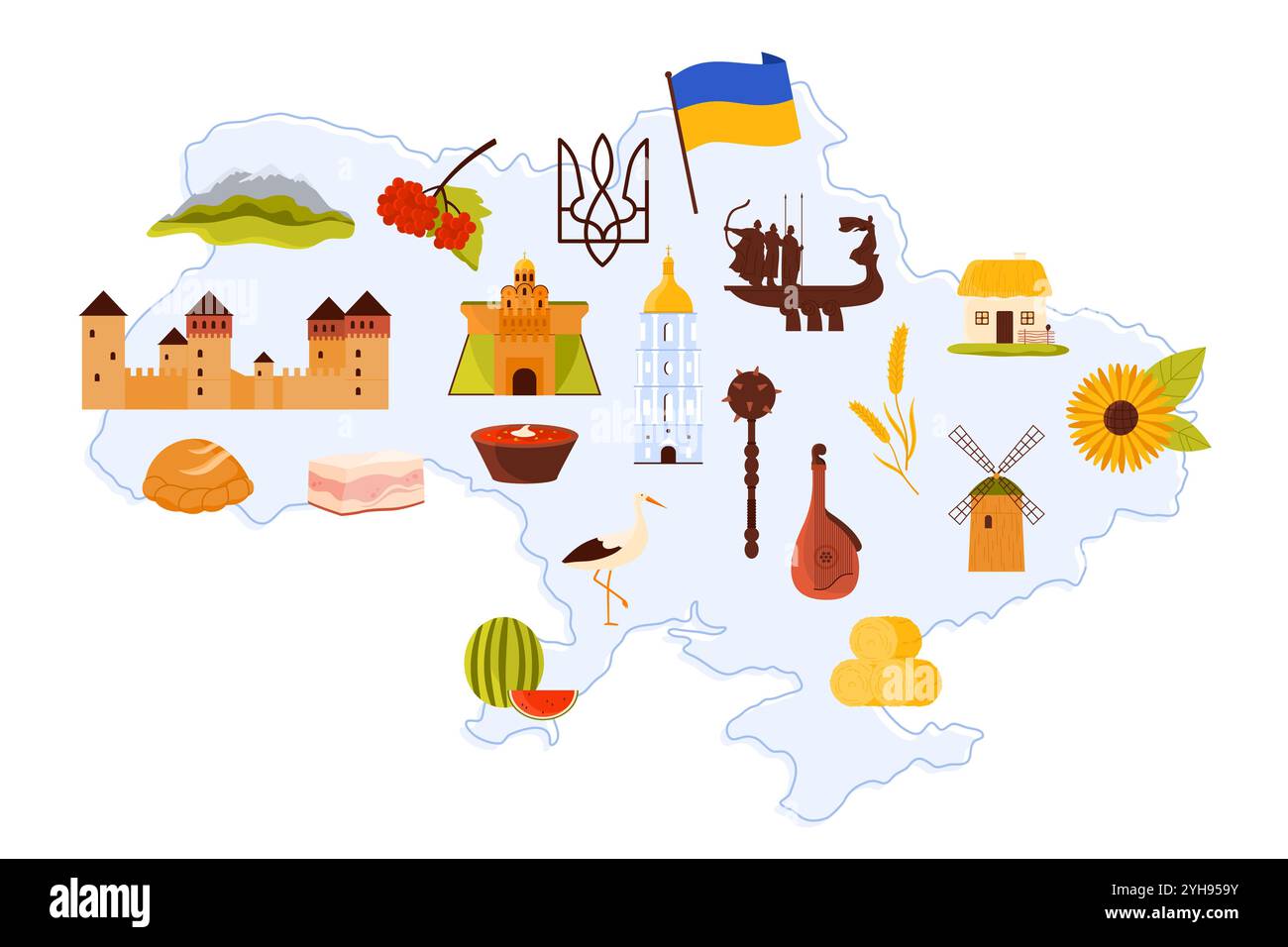 Carpathian mountains landscape Stock Vector Images - Alamy