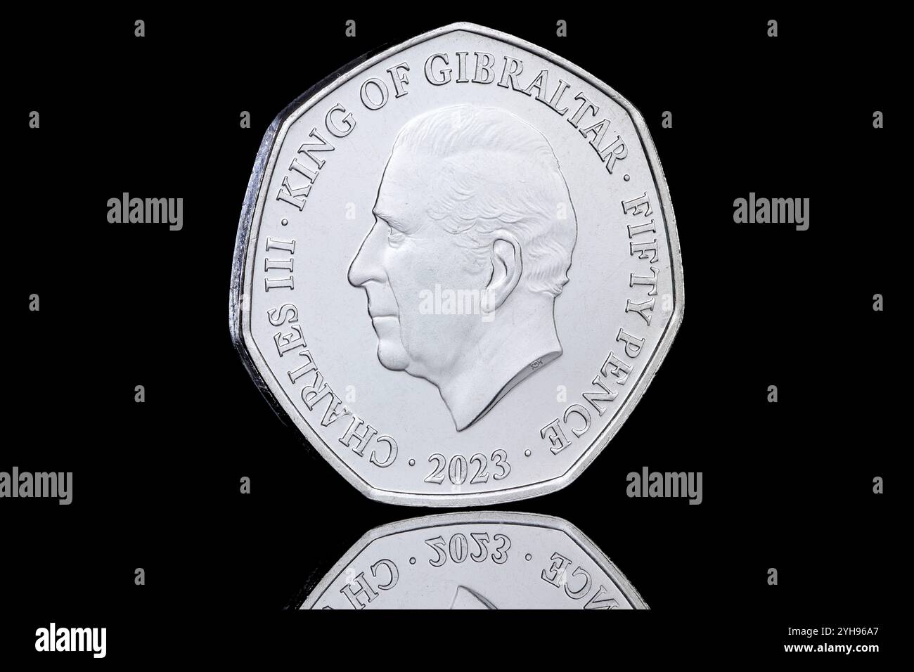 2023 Gibraltar 50p coin to commemorate King Charles III Coronation at ...