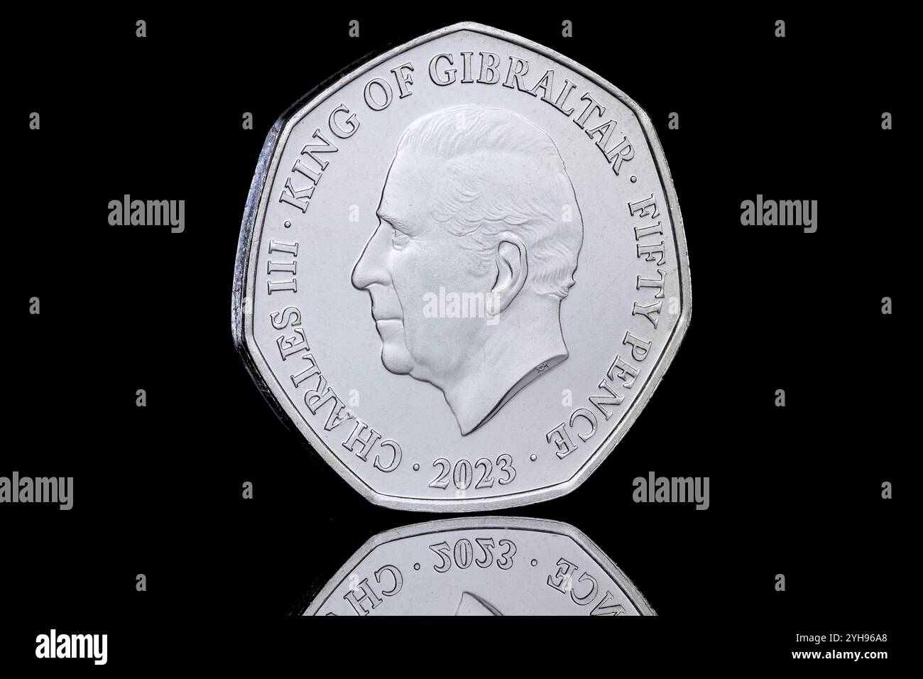 2023 Gibraltar 50p coin to commemorate King Charles III Coronation at ...