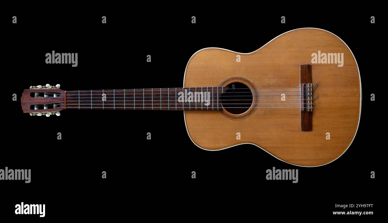 Black white classical guitar hi-res stock photography and images - Alamy
