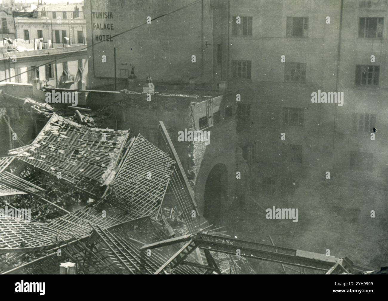 WW2 - WWII, second world war, City of Derna, Libya, Africa, 1942 Stock ...