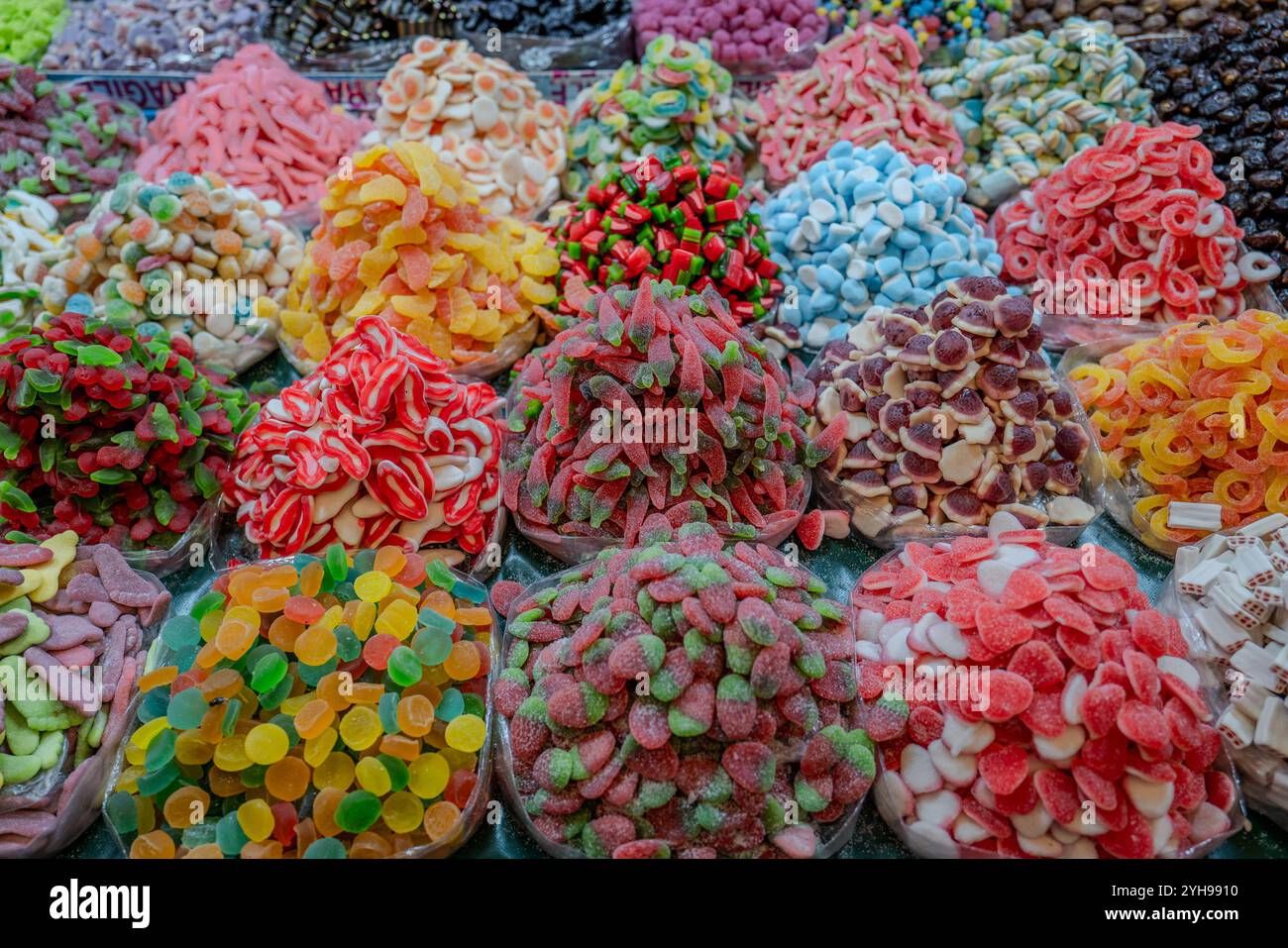 Sweets at the market in Agadir Stock Photo - Alamy