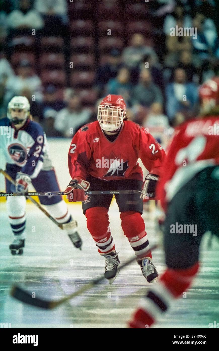 Hayley Wickenheiser (CAN) #22 competing in 1997 Stock Photo - Alamy