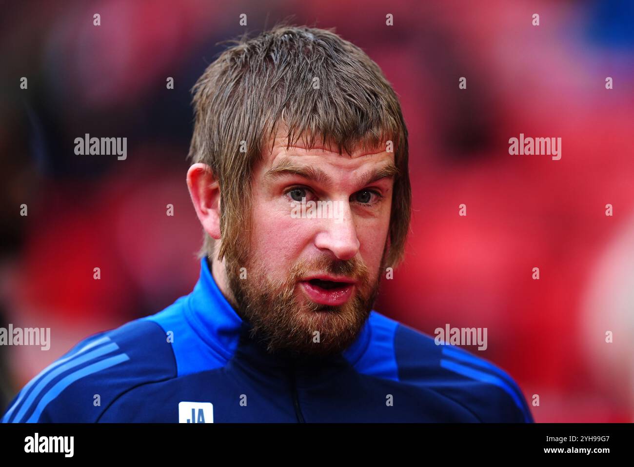 Nottingham Forest physio Jon Alty during the Premier League match at ...