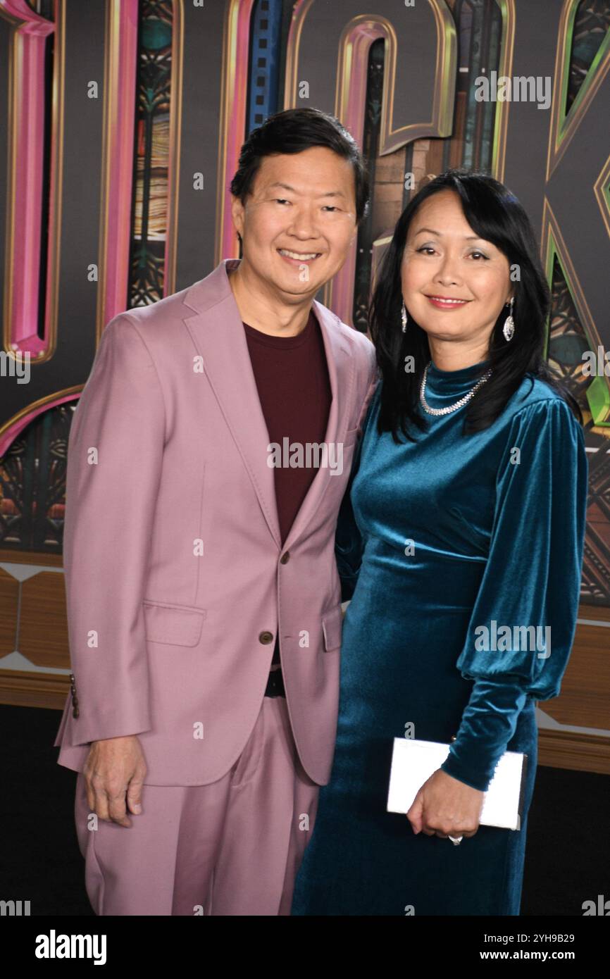 Los Angeles, California, USA 9th November 2024 Actor Ken Jeong and wife Tran Ho attend The Los ...