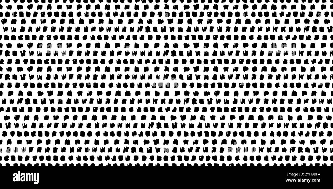 Old ink hand-drawn vector patterns. Abstract spots, dashes on a white ...